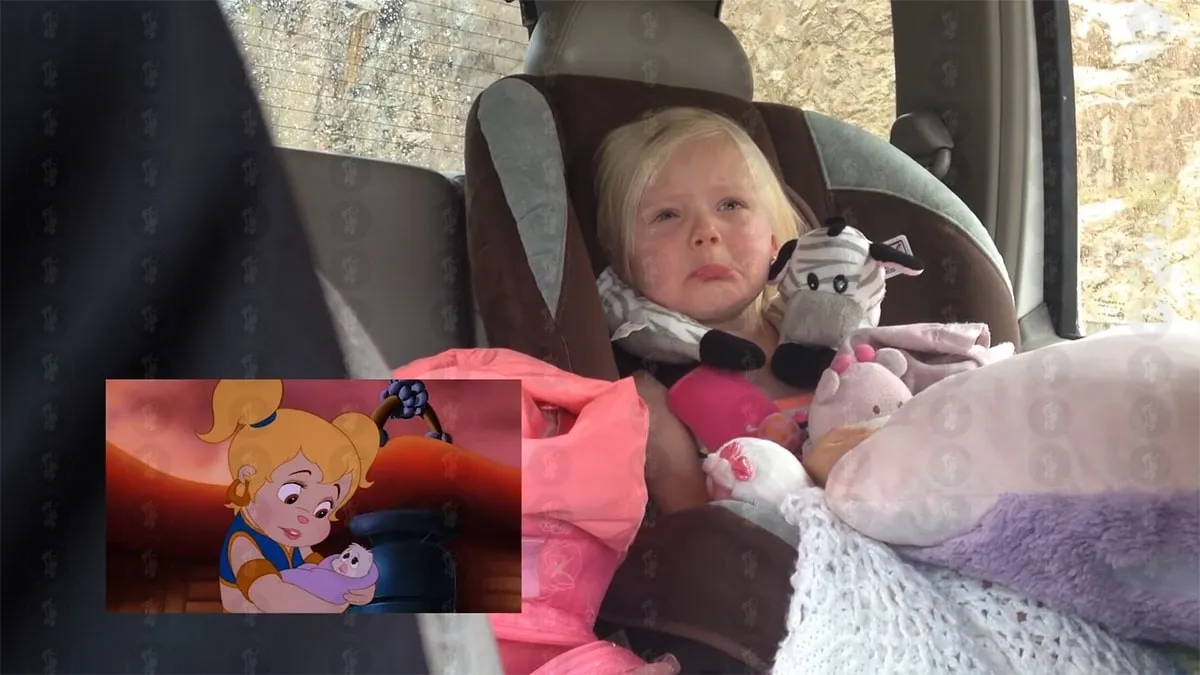 Toddler Becomes Emotional Watching A Musical Cartoon About A Lost Baby ... Toddler Becomes Emotional Watching A Musical Cartoon About A Lost Baby ...